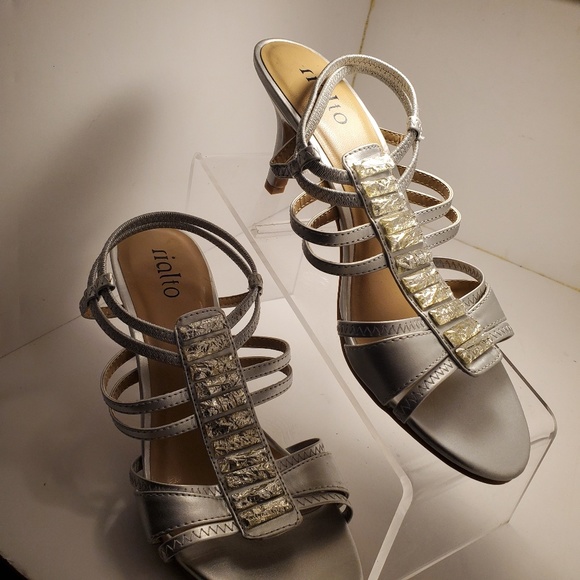 Rialto | Shoes | Rialto Parsons Embellished Dress Sandal Size 8 | Poshmark